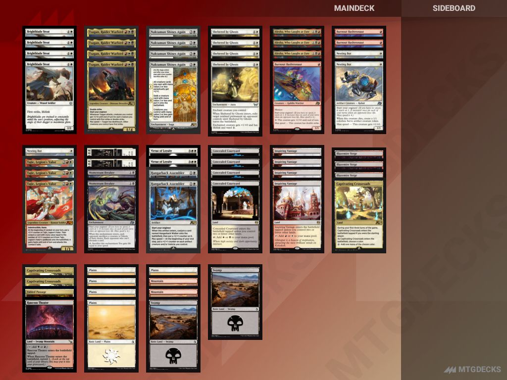 Arena Alchemy Mardu Engines deck by MtGDvd • MTG DECKS