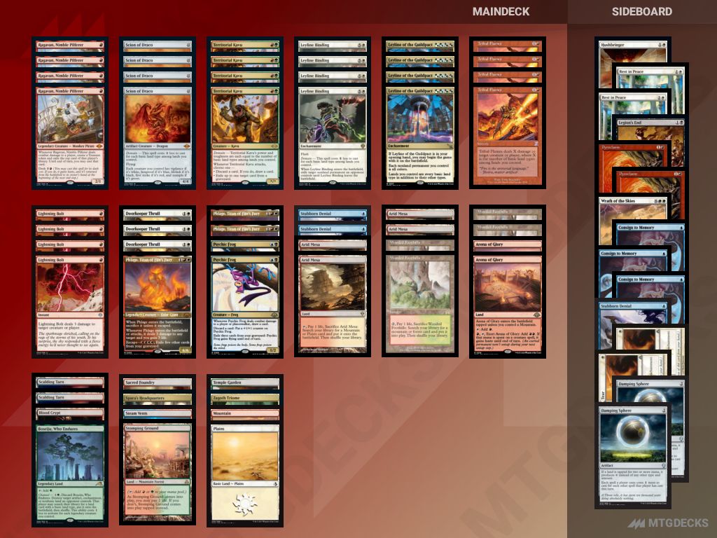 Modern Domain Zoo deck by Okada Takaki • MTG DECKS