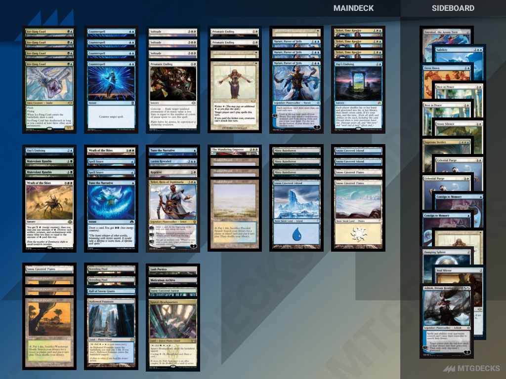 MTG Modern Bant Control top decks • MTG DECKS