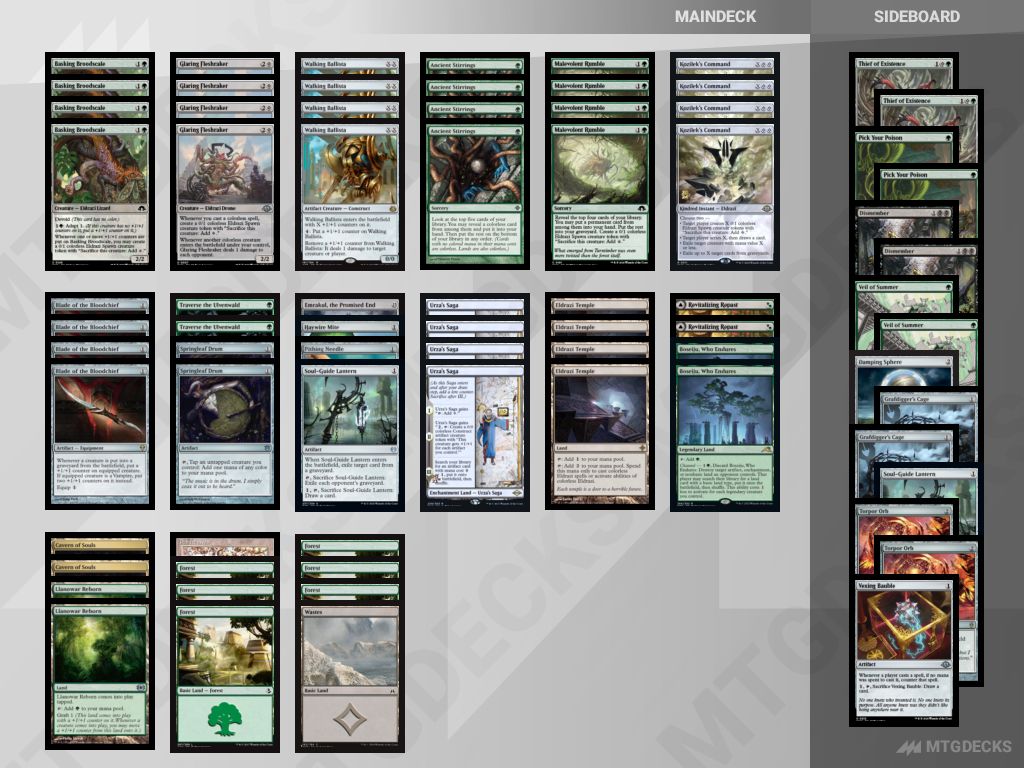 Modern Mono-Green Broodscale deck by Rafael Xavier • MTG DECKS