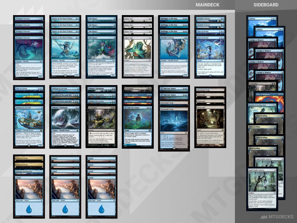 Modern Merfolk deck by Jonathon Moore • MTG DECKS