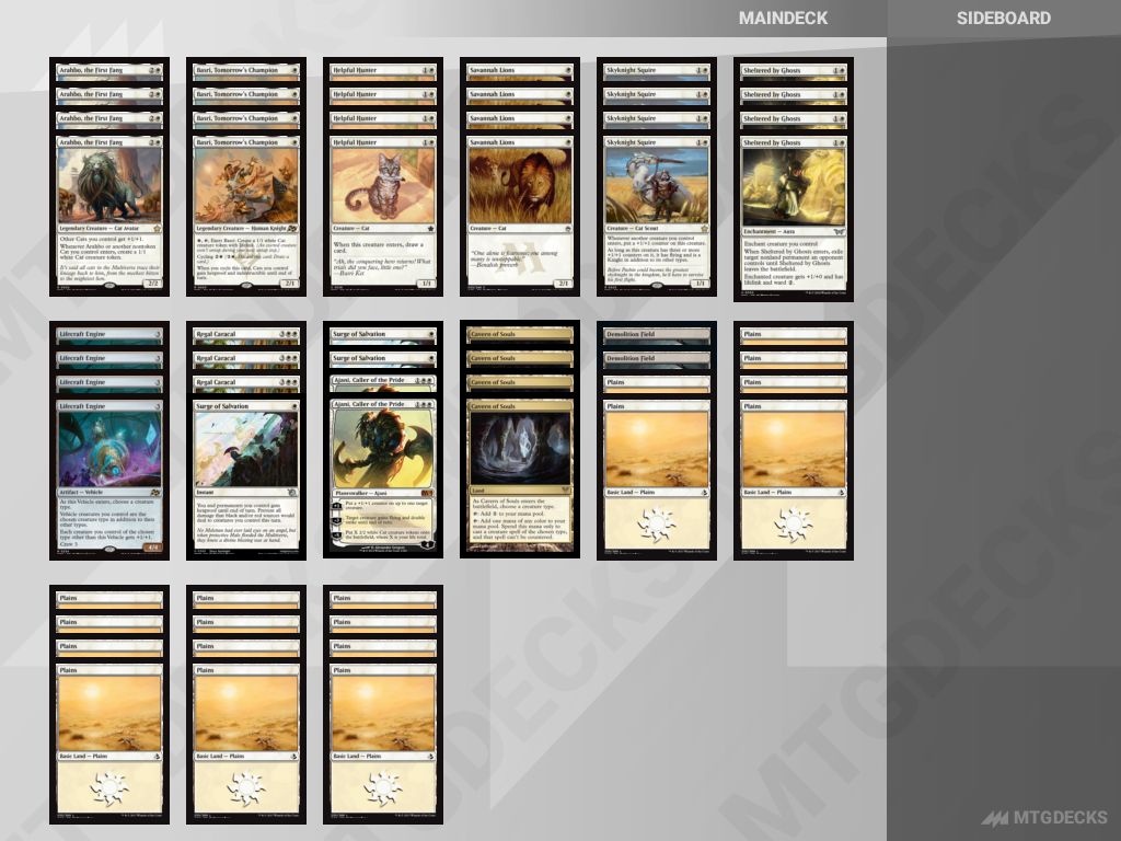 Arena Standard Basri's Clowder deck by L0nE-F0x • MTG DECKS