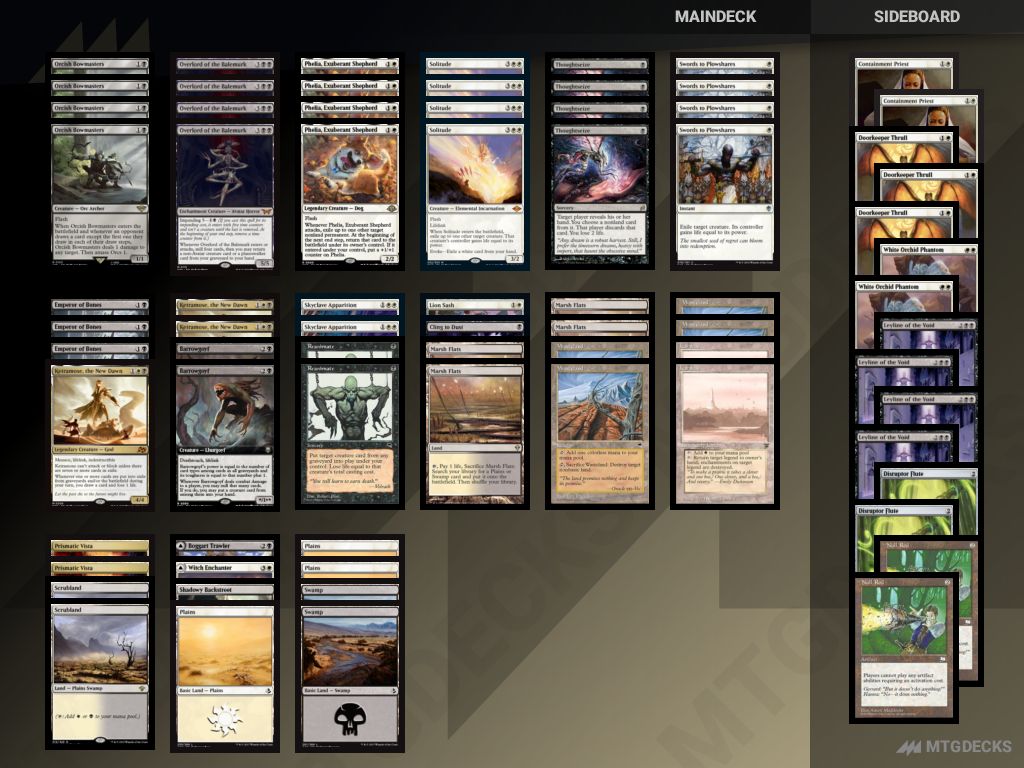 Legacy Death & Taxes deck by death_grips • MTG DECKS