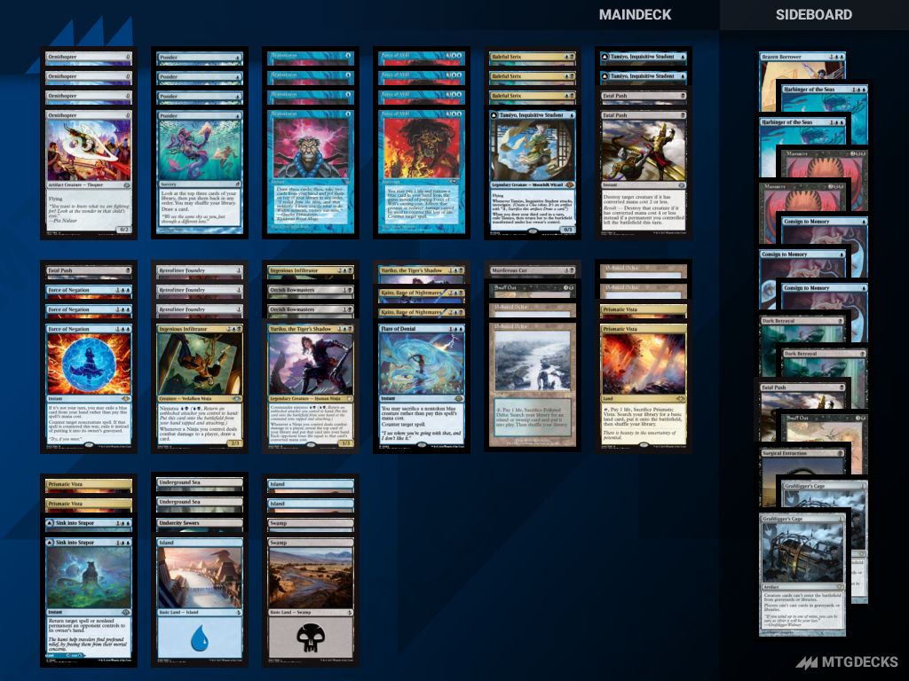 Legacy Ninja deck by TSUJI RYOSUKE • MTG DECKS