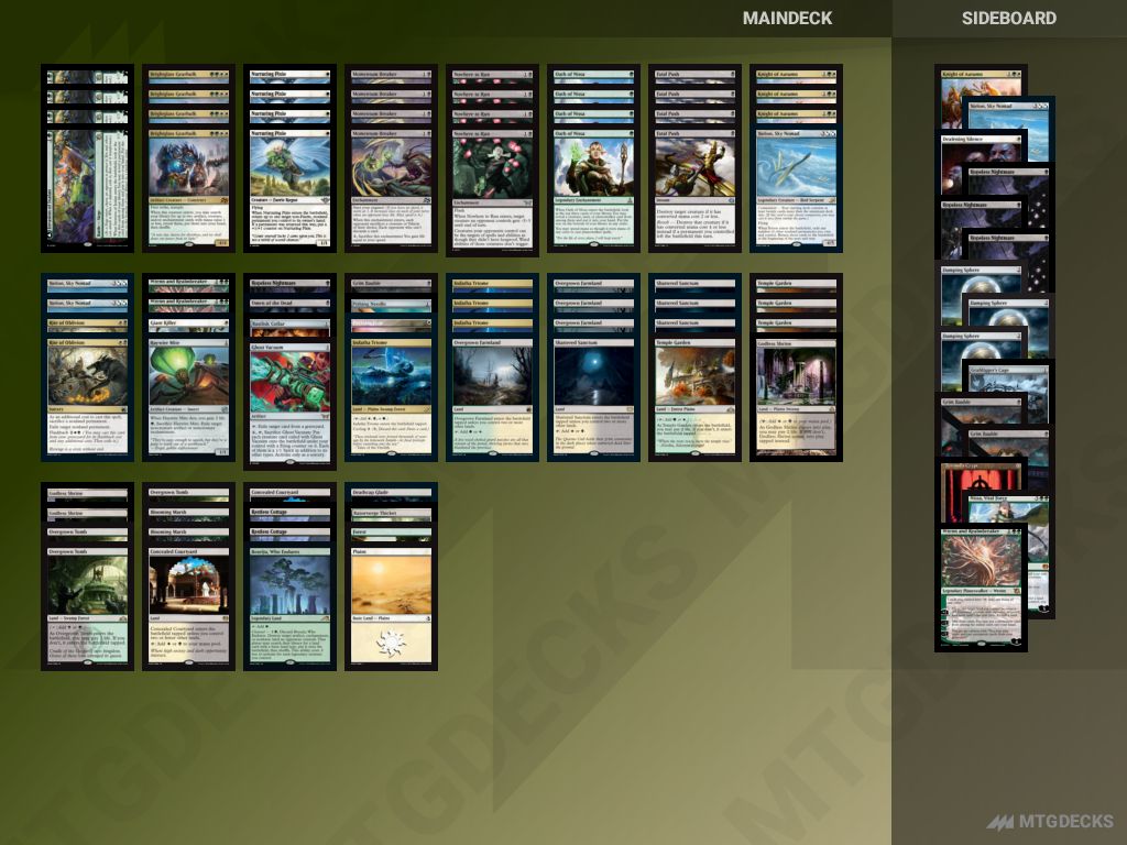 MTG Pioneer Abzan Yorion top decks • MTG DECKS