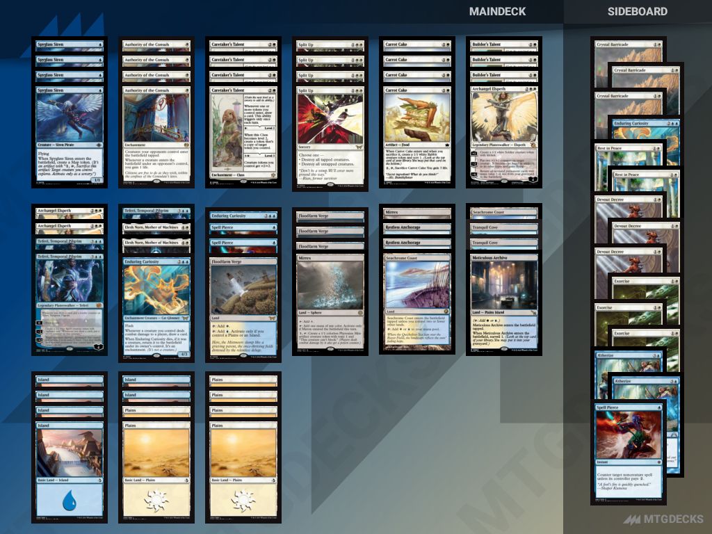 Arena Standard Azorius Midrange deck by Platinum-Mythic Rank Player ...