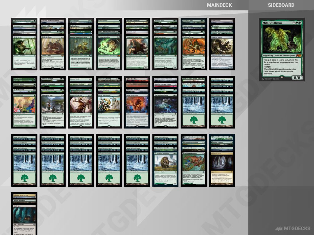 Historic-Brawl Mitotic Ultimus deck by MTGA-Assistant-Meta • MTG DECKS