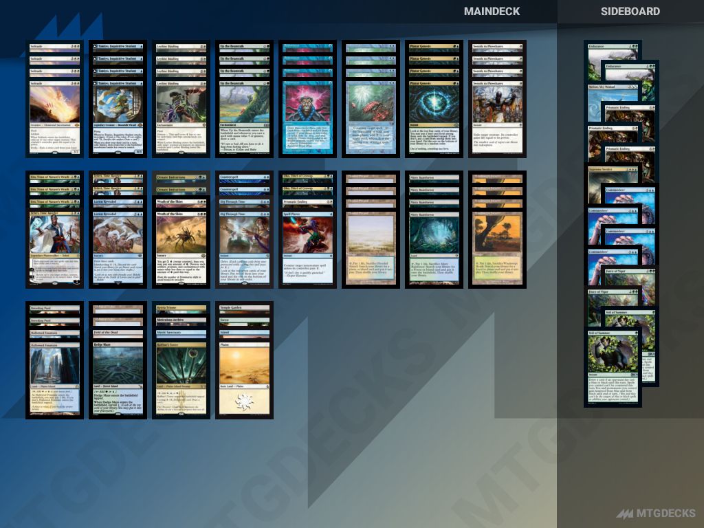 MTG Timeless Bant Control top decks • MTG DECKS