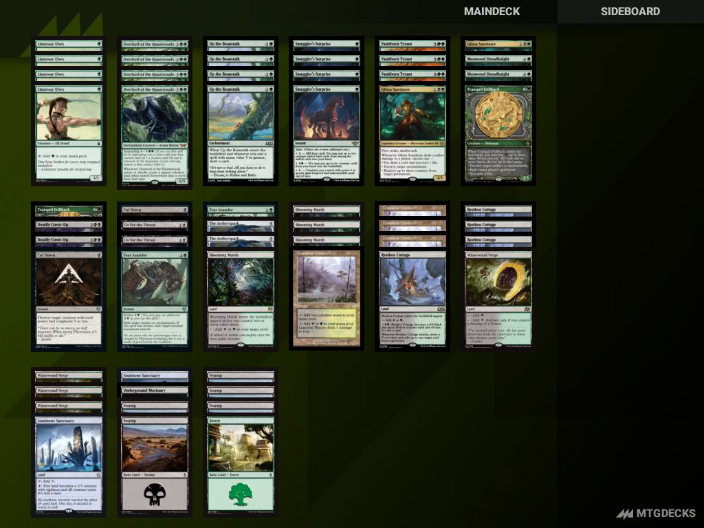MTG Standard Aetherdrift Golgari Surprise top decks • MTG DECKS