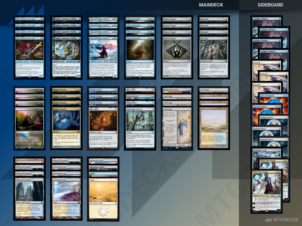 Modern Thopter Control deck by yannickelsuizo • MTG DECKS