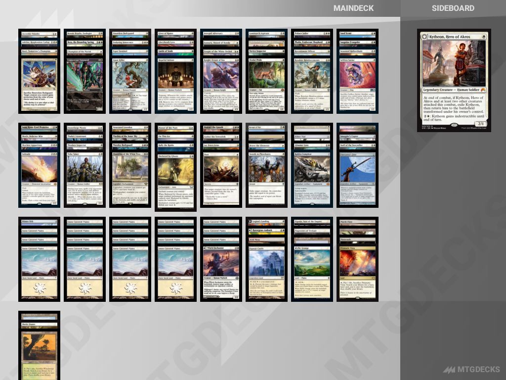 Duel-Commander Kytheon, Hero of Akros deck by JapaneseFisherman • MTG DECKS