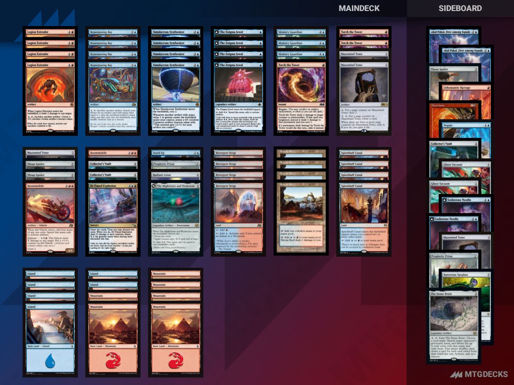 MTG Standard Aetherdrift Izzet Repurpose top decks • MTG DECKS