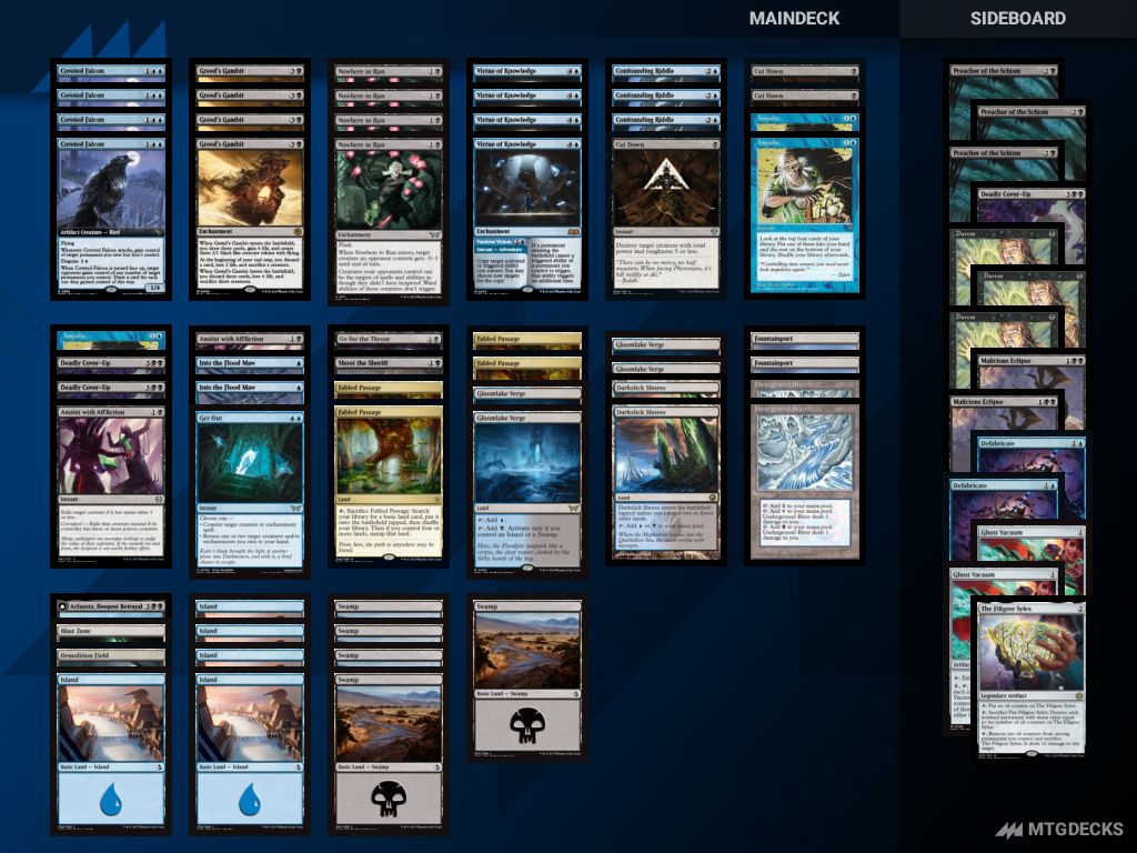 Standard Falcon Gambit deck by Sugano Manato • MTG DECKS