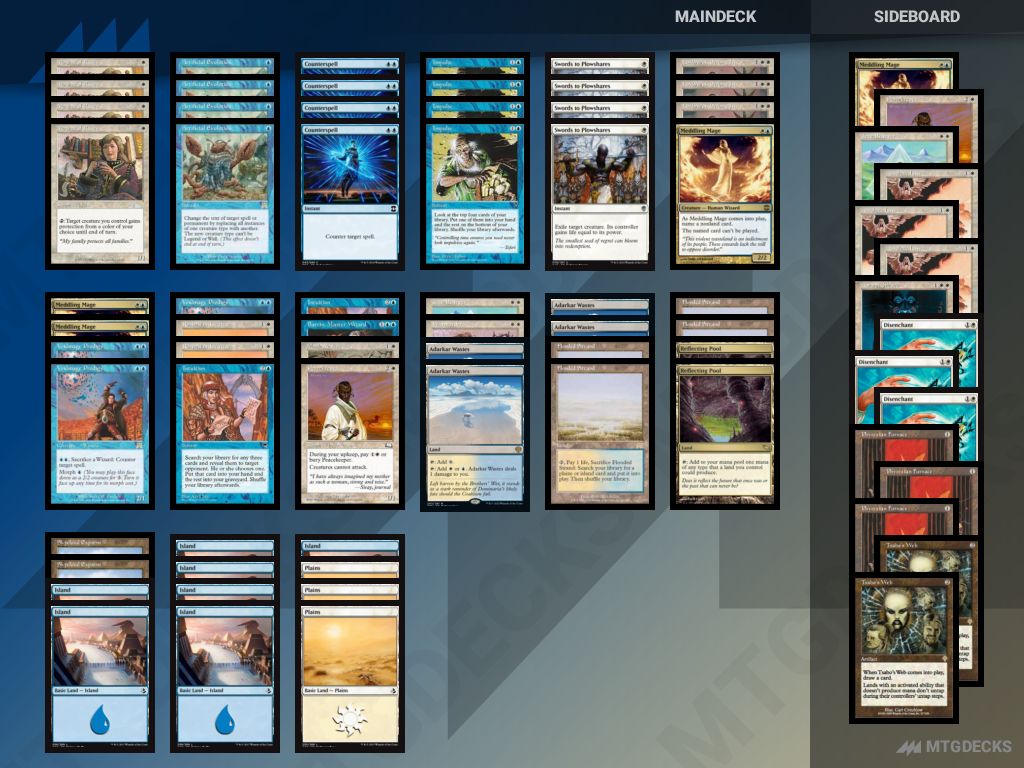 Premodern Lin Sivvi Control deck by Simon Bulhof • MTG DECKS
