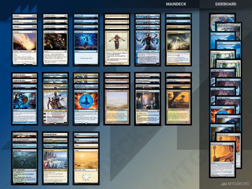 Modern Azorius Control deck by cgouldner • MTG DECKS