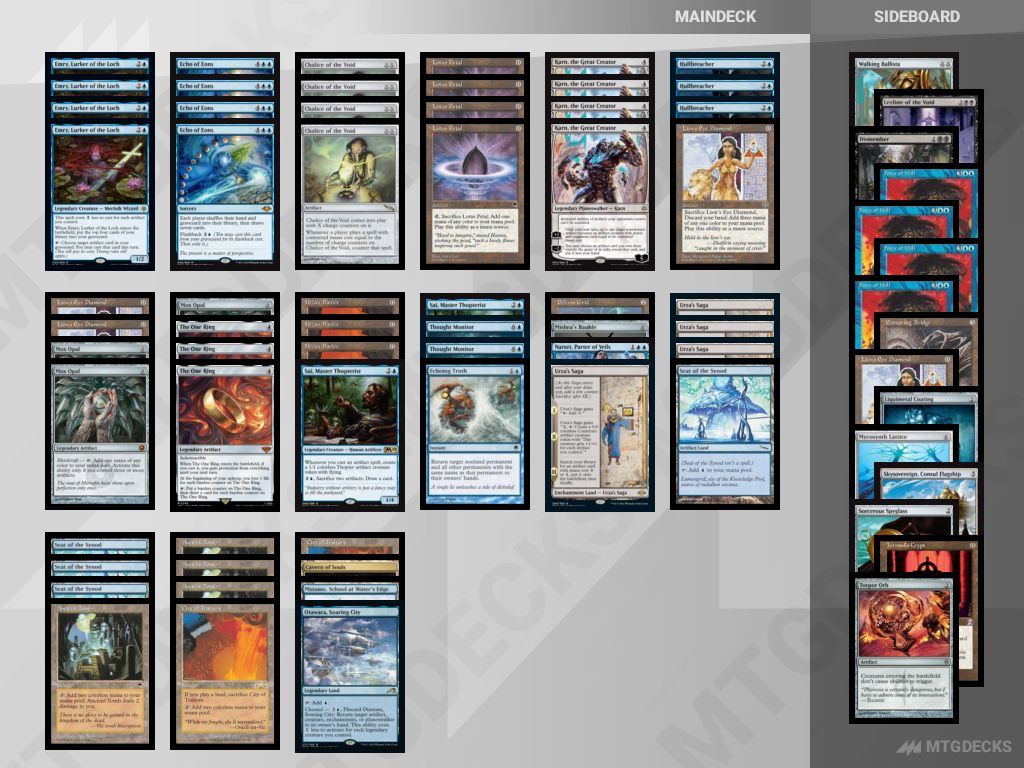 Legacy Mono Blue Karn deck by lol4realz • MTG DECKS