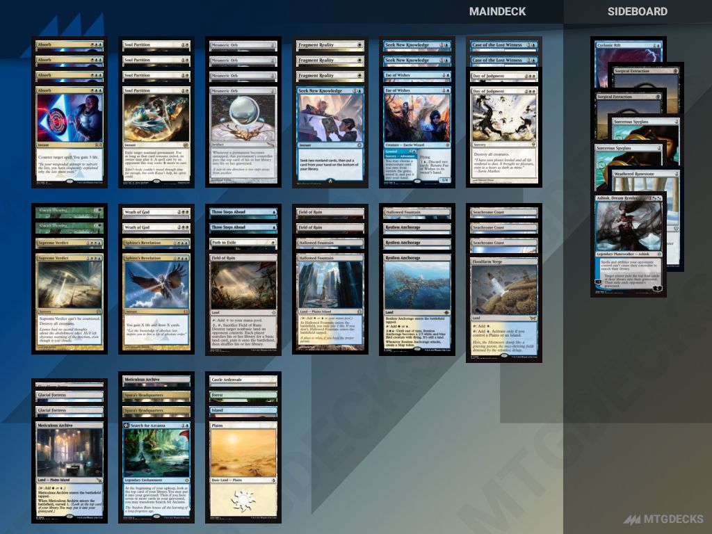 MTG Historic Bant Control top decks • MTG DECKS