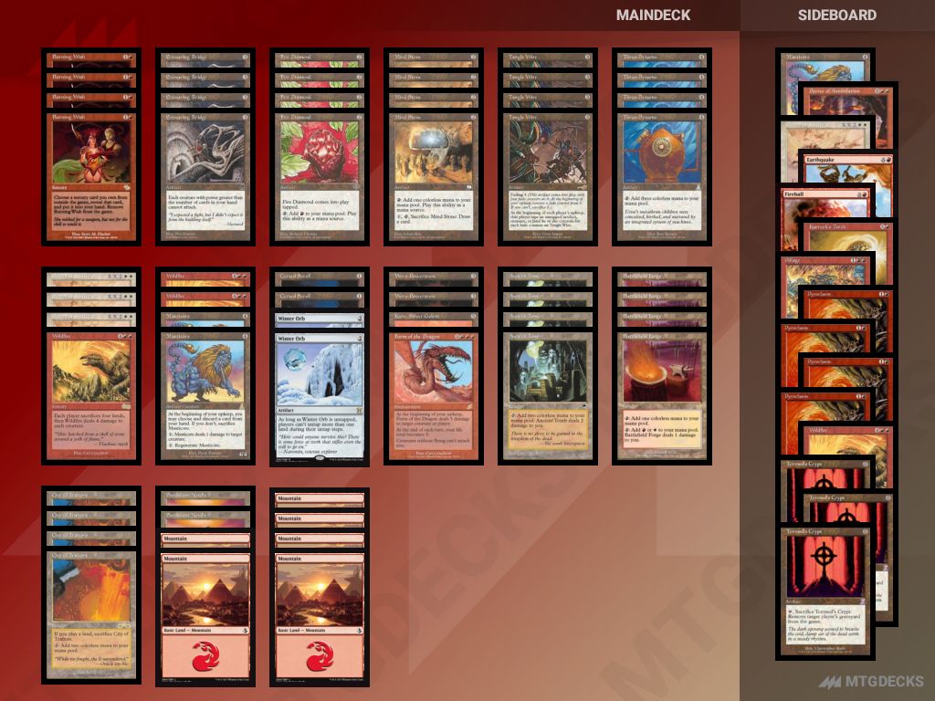Premodern MUD deck by Tobias Hafner • MTG DECKS