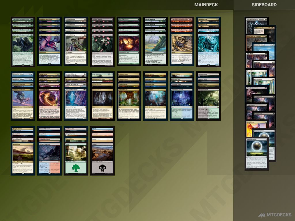 Pioneer Enigmatic Incarnation deck by Ishida Yoshinobu • MTG DECKS