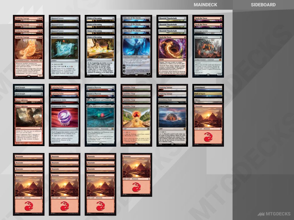 MTG Standard Secrets of Strixhaven Mono Red Ugin top decks • MTG DECKS
