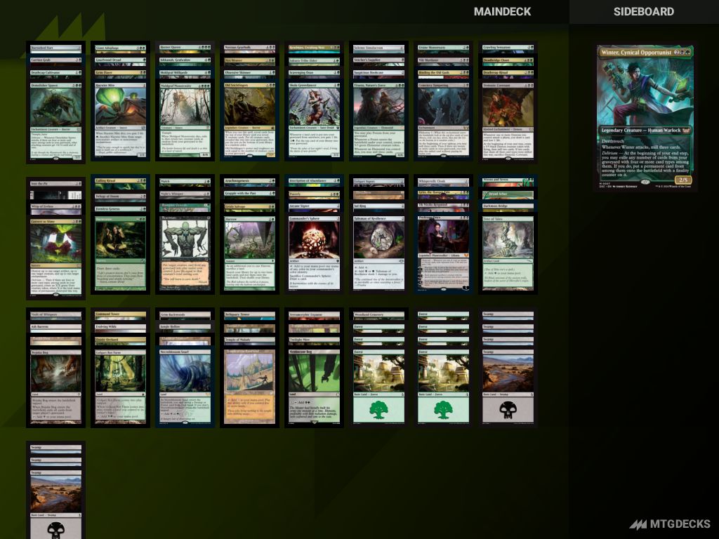 Commander Death Toll deck by axlthered • MTG DECKS