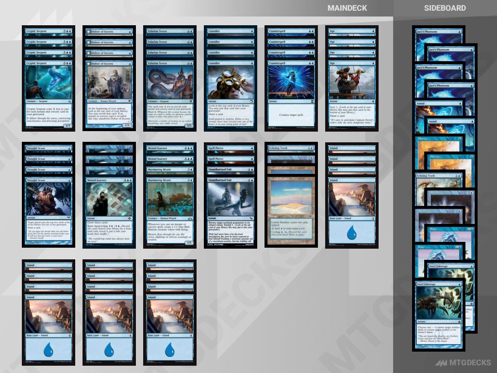 Pauper Pauper Delver deck by Zurks • MTG DECKS