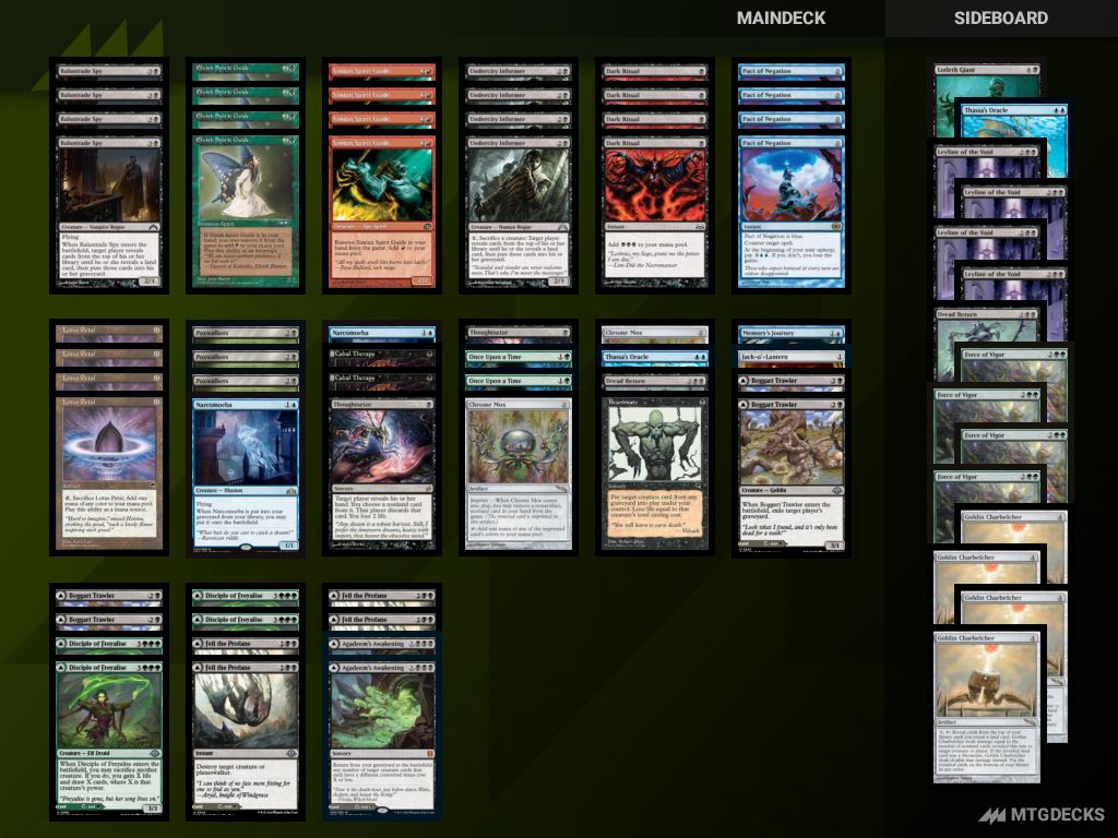MTGO Legacy Challenge 32 #12765792 | April 13 • MTG DECKS