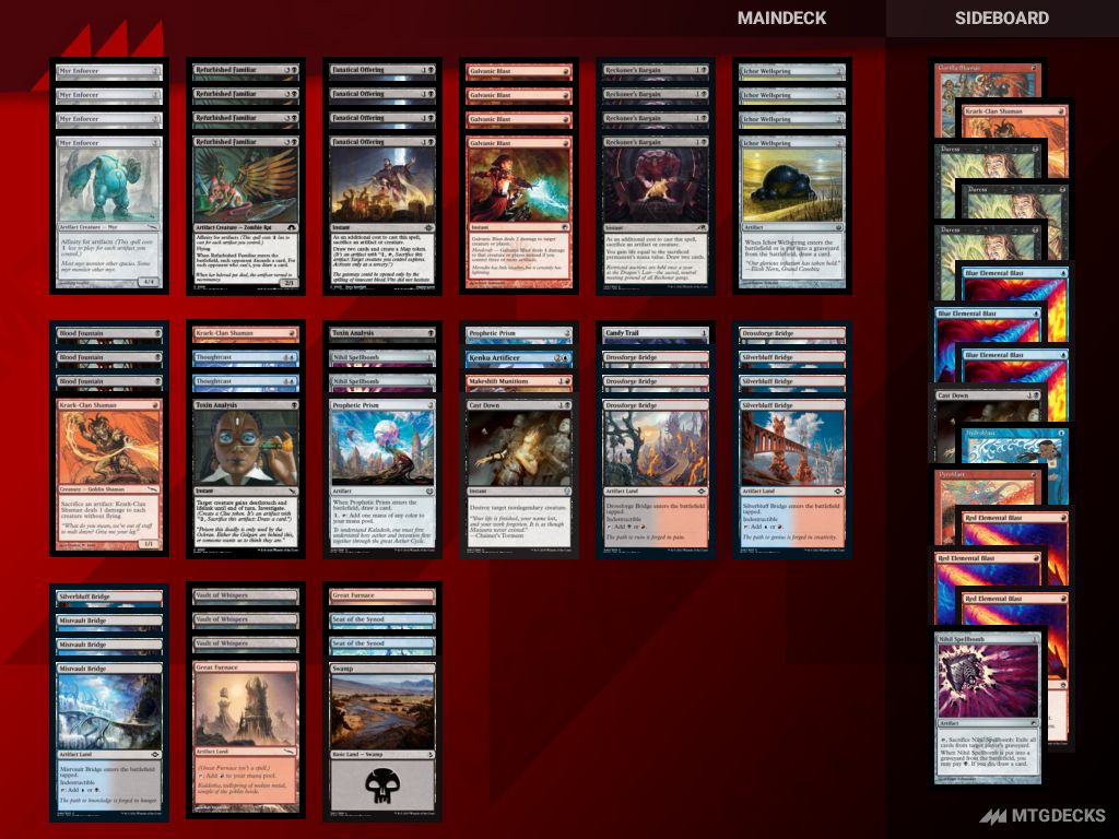 Pauper Grixis deck by Christian Samagaia • MTG DECKS