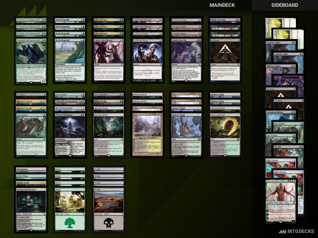 Arena Standard golgari beans std v3.0 deck by Al carrer! • MTG DECKS