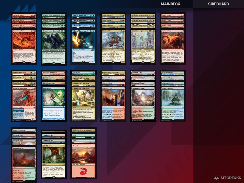 Arena Alchemy Temur Dragons deck by Kowazi • MTG DECKS
