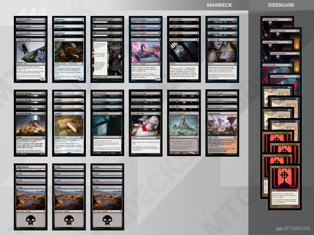 Pauper BLACK CAT deck by Rauryson • MTG DECKS