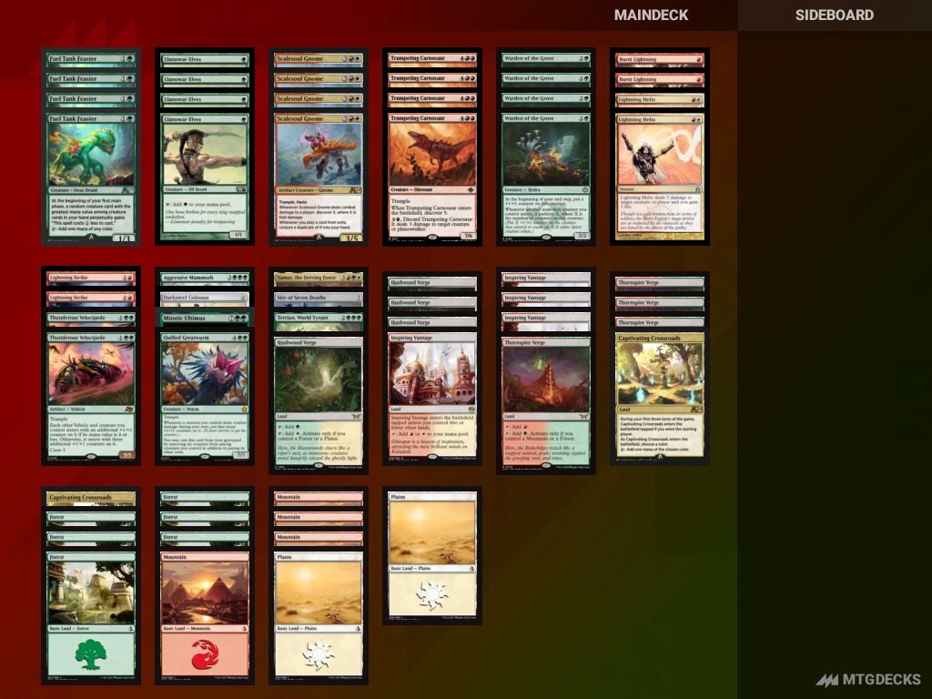 MTG Alchemy Naya Ramp top decks • MTG DECKS