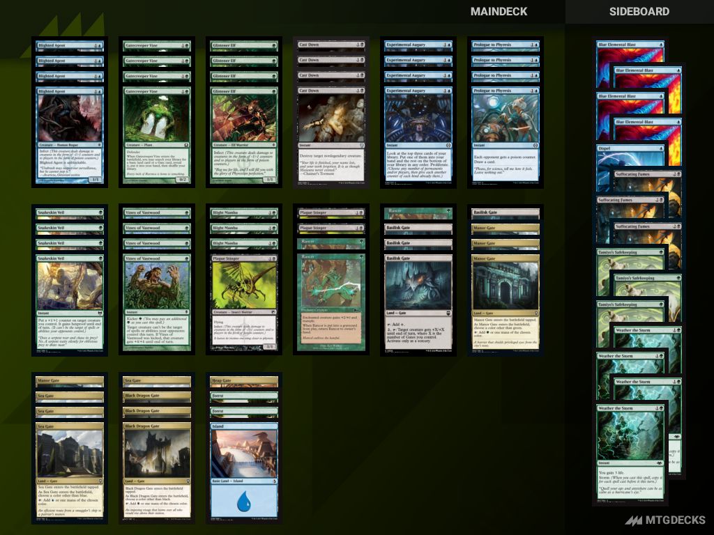 Pauper Sultai Infect deck by Tiomax • MTG DECKS