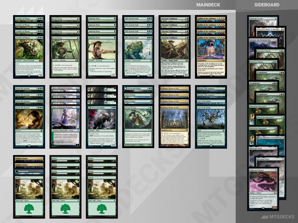 Arena Explorer monogreen devotion deck by gom99 • MTG DECKS