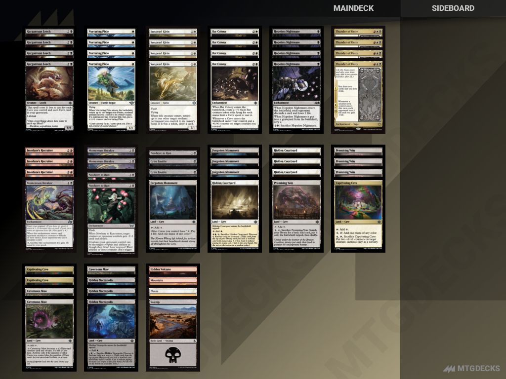 Arena Standard Mardu Caves deck by afeather • MTG DECKS