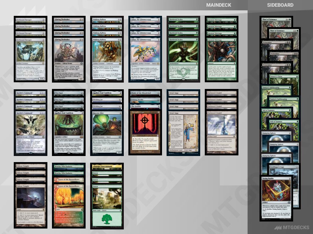 Modern Hardened Scales deck by Asuteka114 • MTG DECKS