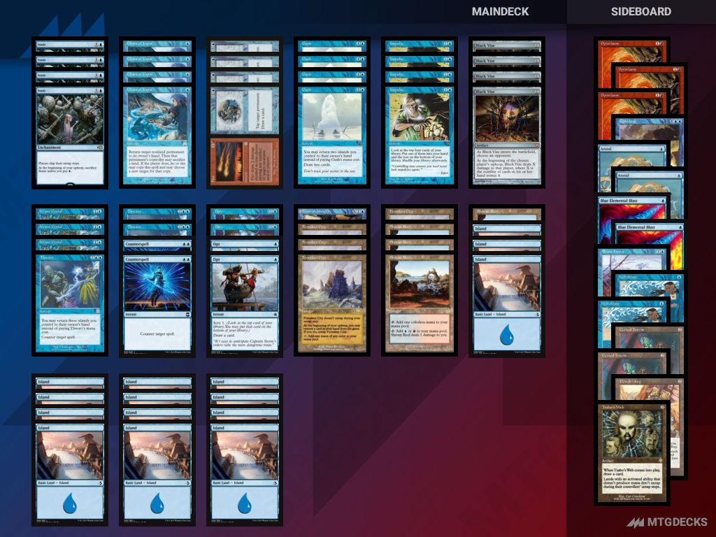 Premodern Iceis deck by Ricky Thorson • MTG DECKS