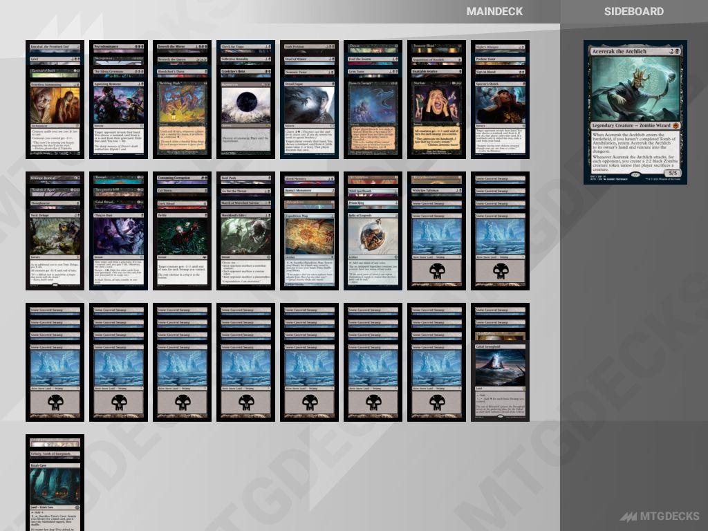 Duel-Commander Acererak the Archlich deck by Tsubasa_Cat • MTG DECKS