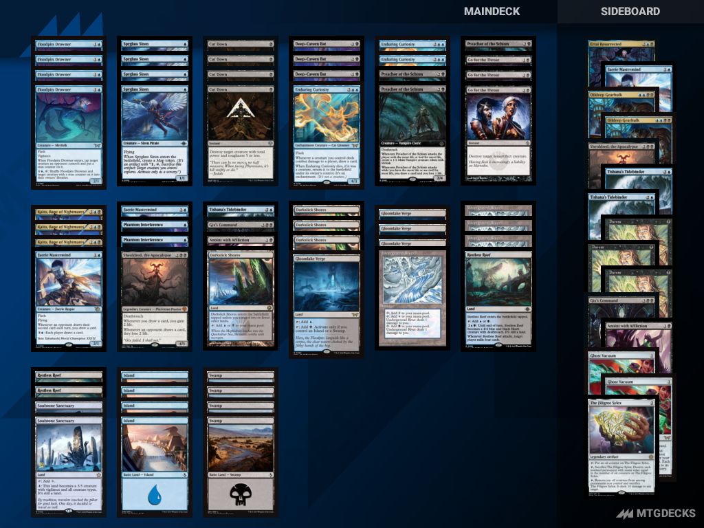 Standard Dimir Faeries deck by Logan Underwood • MTG DECKS