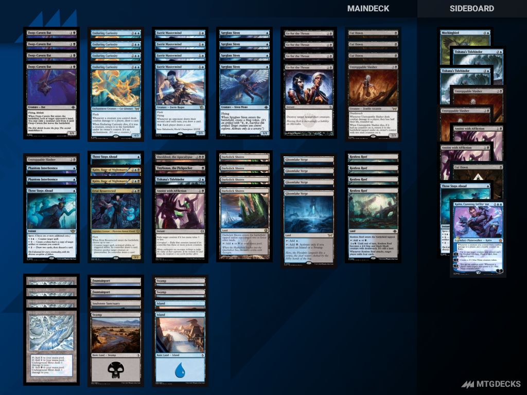 Standard Dimir Faeries deck by dominic Knowlton • MTG DECKS