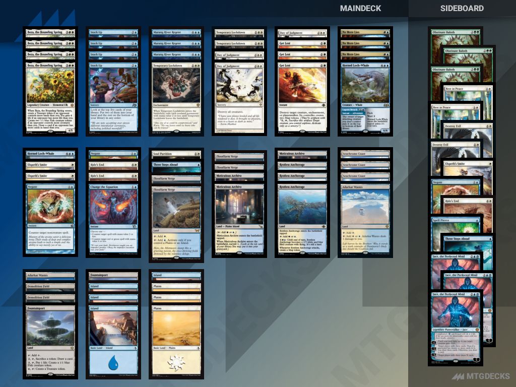 Arena Standard U/W control deck by Unsolven • MTG DECKS