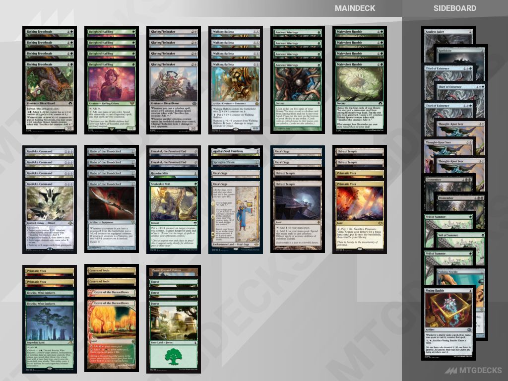 Modern Mono-Green Combo deck by Yauhen Rapanovich • MTG DECKS