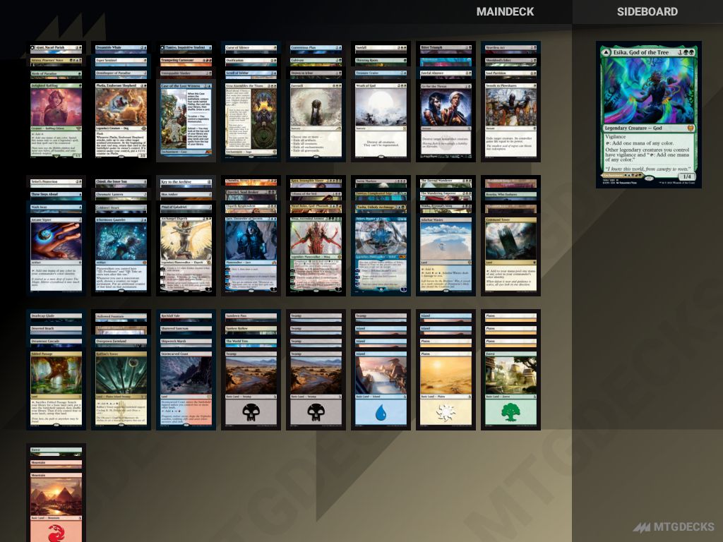 Historic-Brawl Esika, God of the Tree deck by MTGA-Assistant-Meta • MTG ...