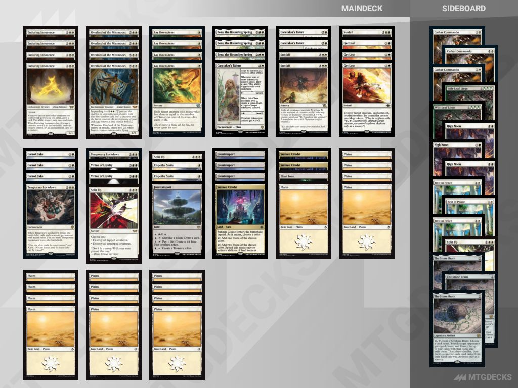 Standard Mono-White Control deck by Kei Takahashi • MTG DECKS