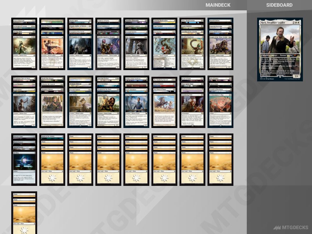 Commander Human resources deck by Foxman117 • MTG DECKS