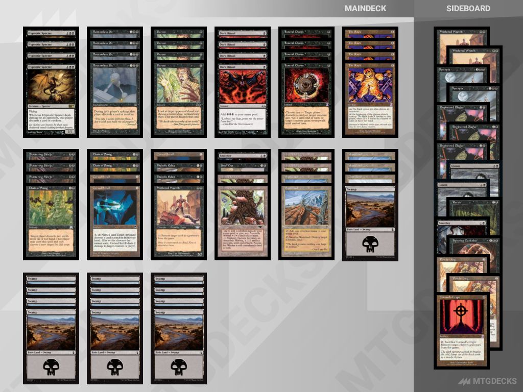 Premodern Pit Rack deck by Jacob Murphy • MTG DECKS