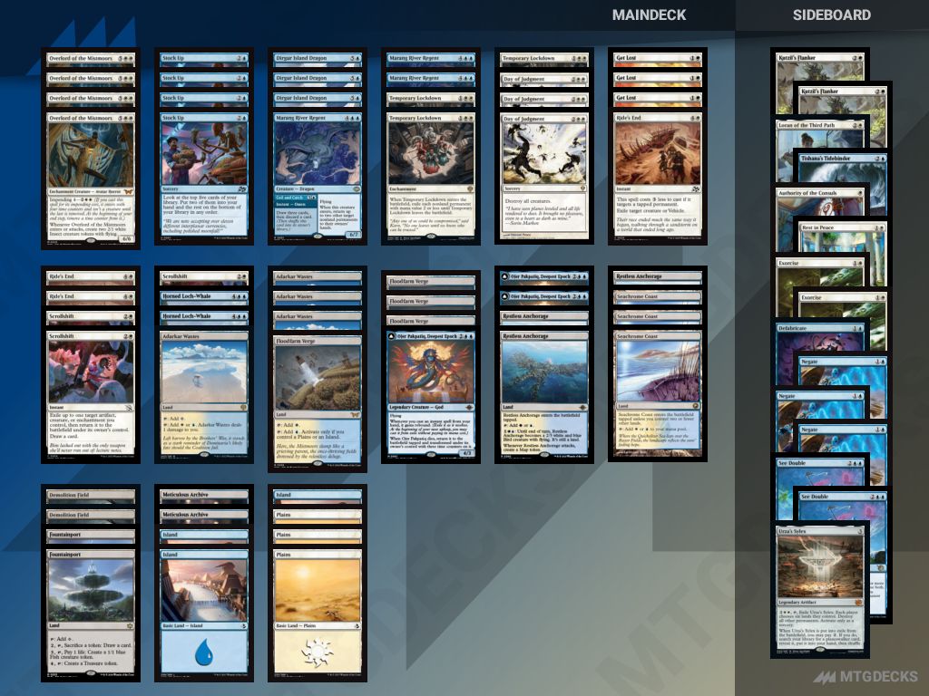 Arena Standard Ojer Control deck by Dada31 • MTG DECKS