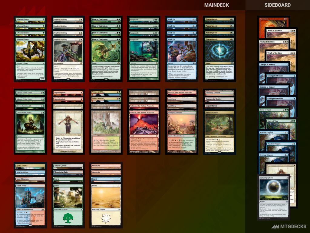 MTG Modern 4 Color Scapeshift top decks • MTG DECKS