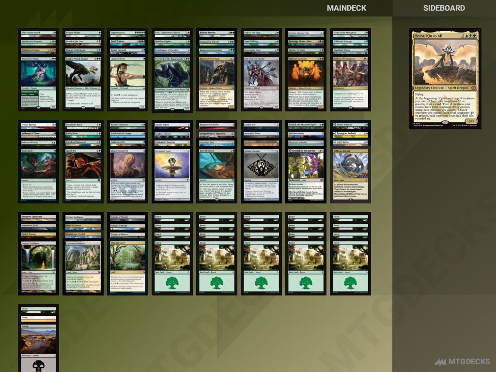 Historic-Brawl Betor Big Dumb Green 2025 deck by ...