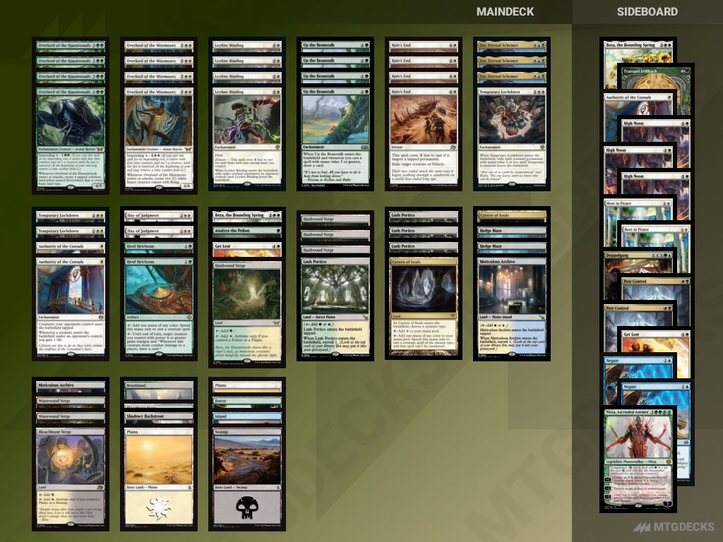 Standard 4c zur deck by HUNG KAIYANG • MTG DECKS